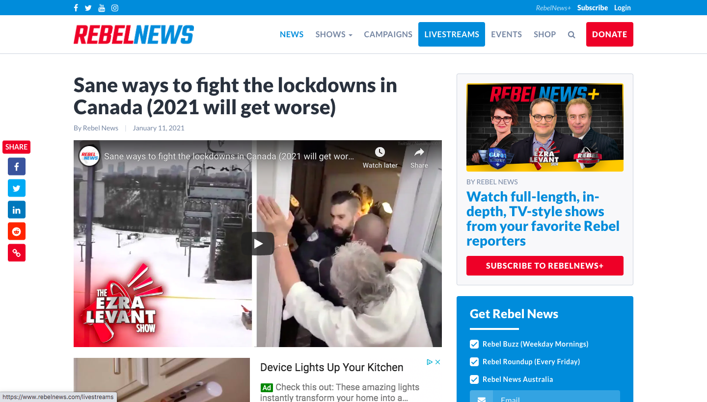 WATCH: Sane ways to fight the lockdowns in Canada (2021 will get worse ...