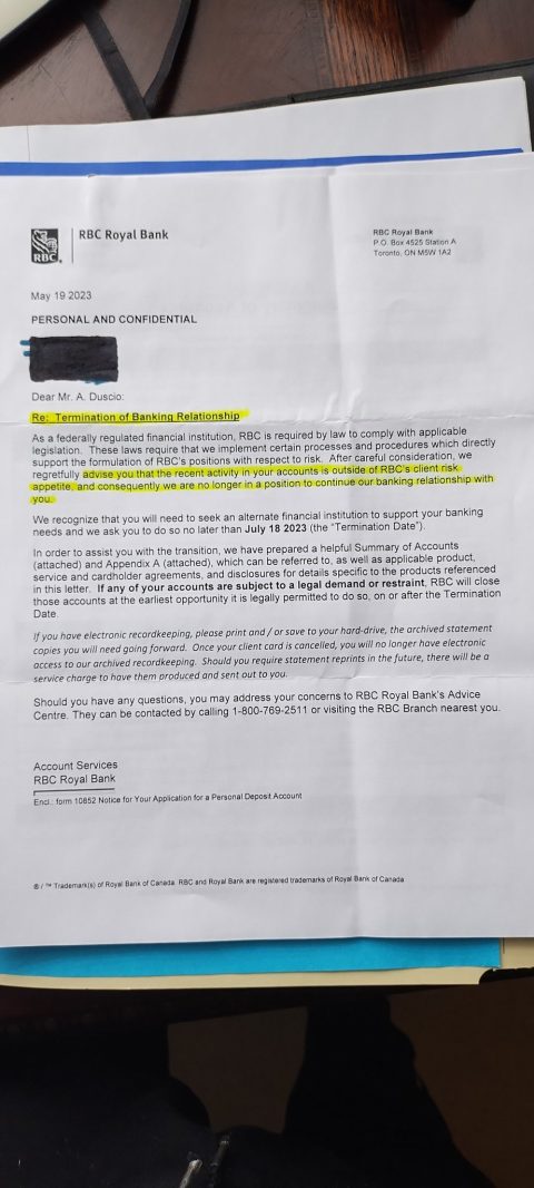 RBC’s Tyrannical Debanking of Professionals: David McKay, Graeme ...